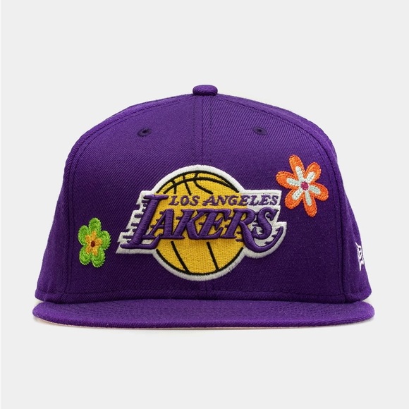 New Era | Accessories | New Era Los Angeles Lakers Chain Floral 59fifty ...